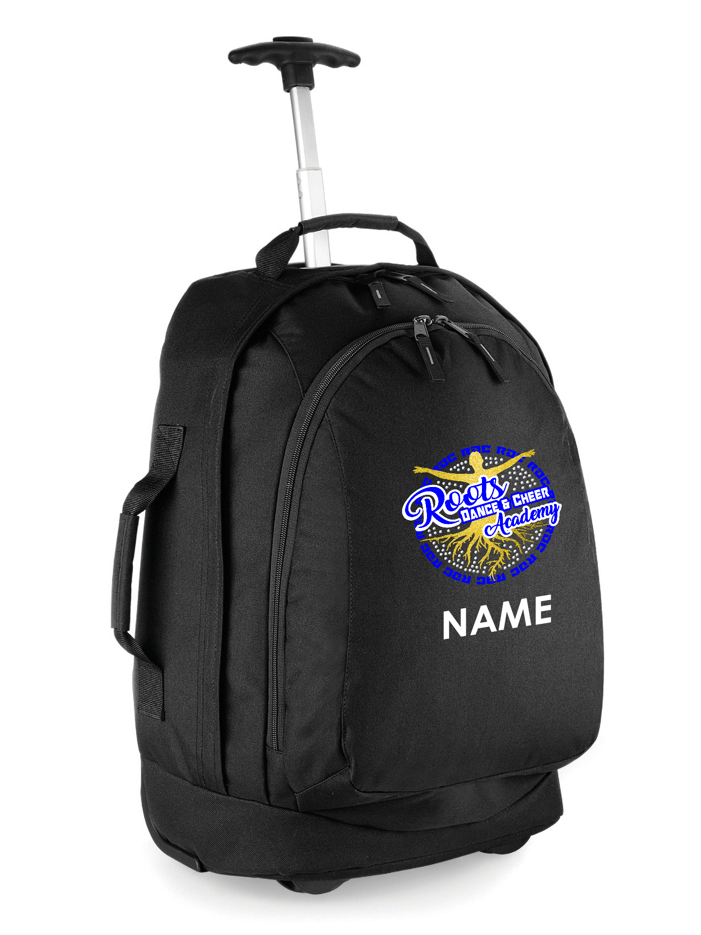 Roots Dance And Cheer Wheeled Luggage Carrier Rock The Dragon Roots Dance And Cheer Wheeled Luggage Carrier Rock The Dragon