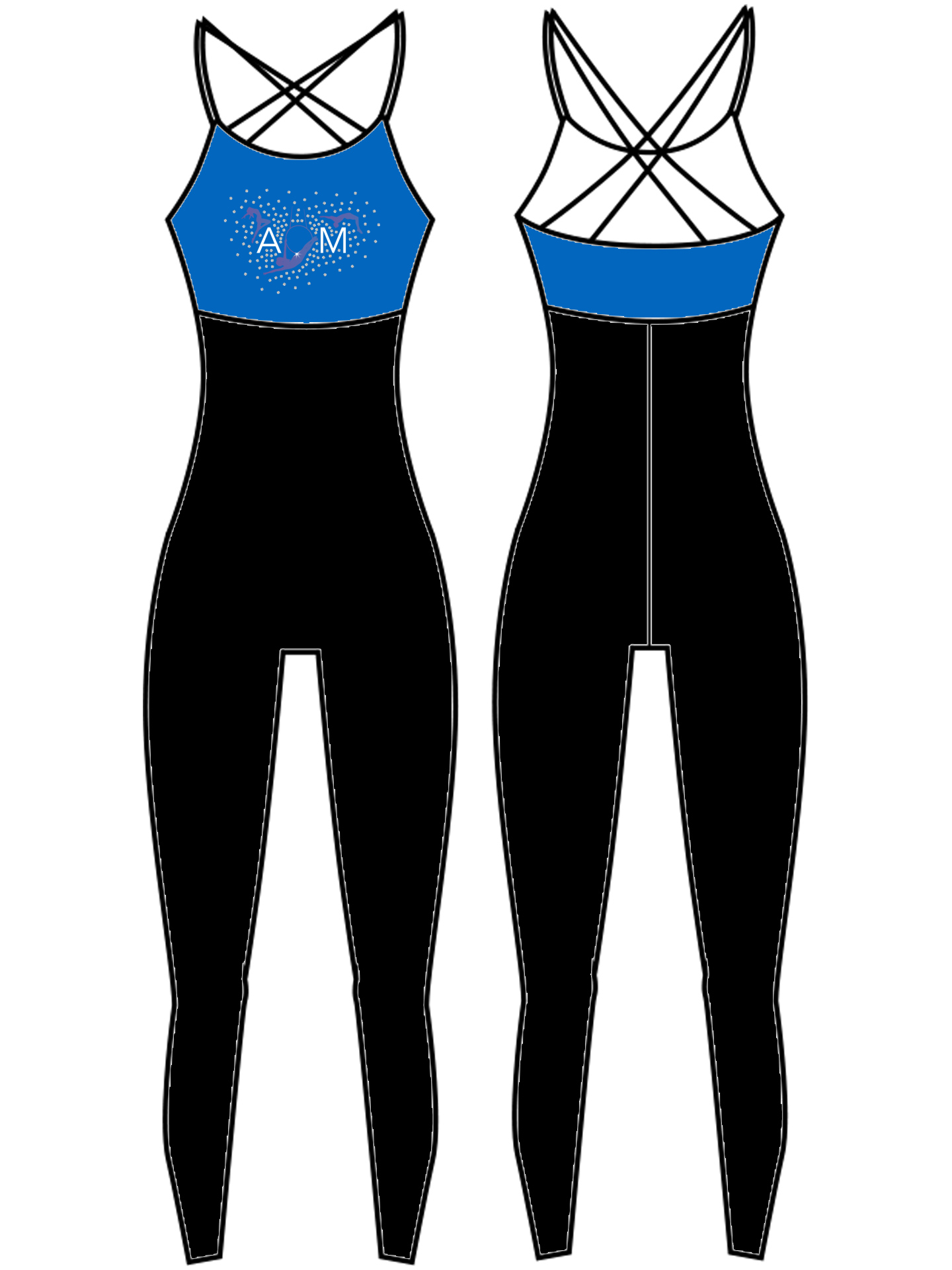 Academy Of Movement Custom Lycra Rhinestone Lidia Catsuit – **CUSTOM ...